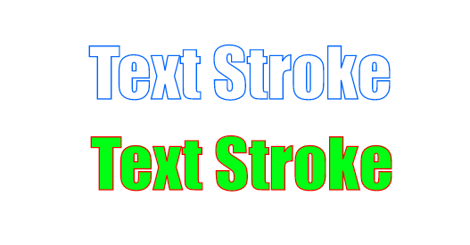 CSS Text Stroke Generator Text Add Border Style